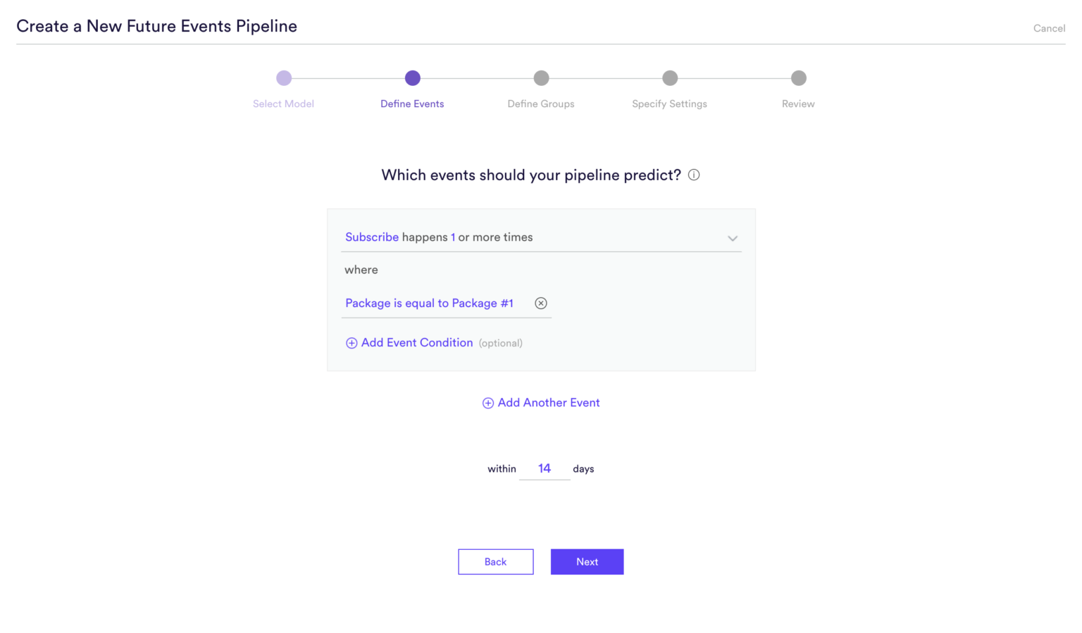 Predict if Users will Subscribe to a Specific Package | mParticle Cortex